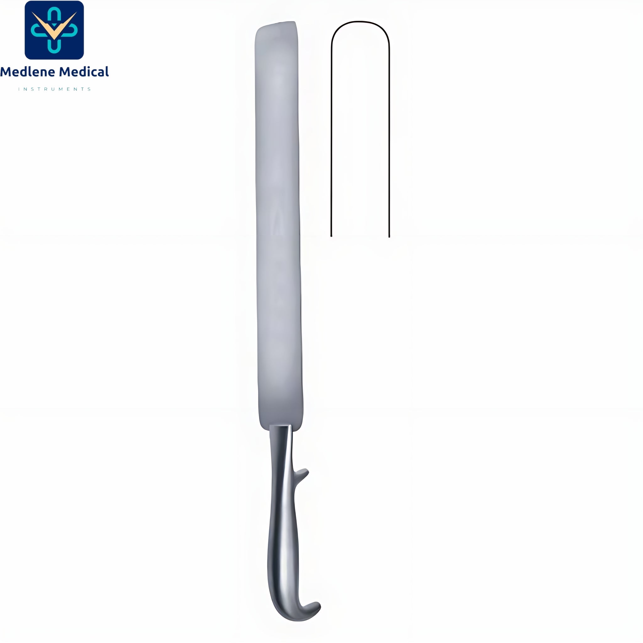 HOLLOW HANDLE ABDOMINAL SPATULA – Medlene Medical Instruments